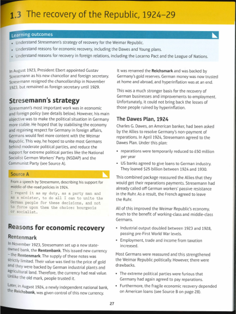 03 - Weimar Recovery (Golden Years) | PDF