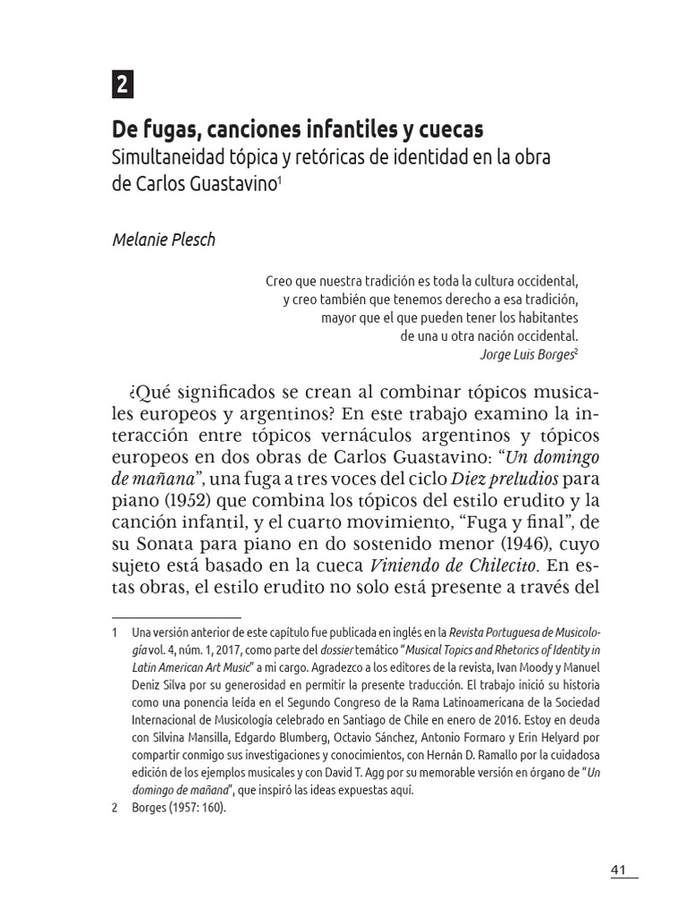 Plesch. Recorridos - de Fugas | PDF | Canciones | Johannes Brahms