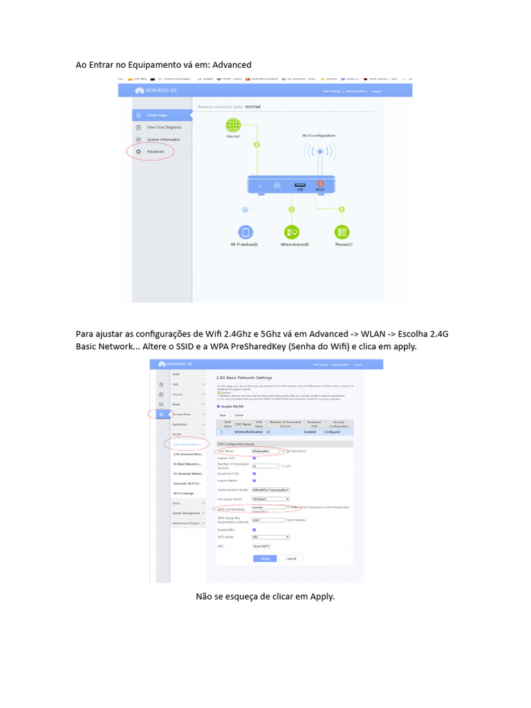 Configuracao HG8145V5-V2 Apos Provisionada | PDF