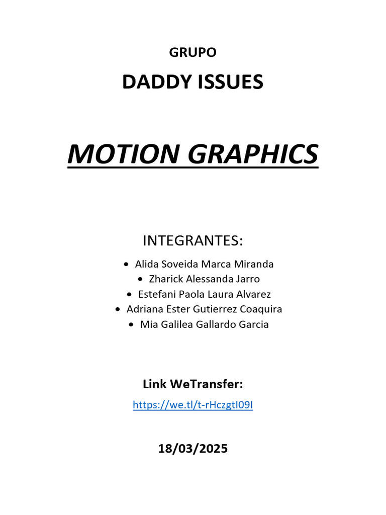 Motion Graphics | PDF