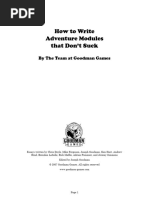 Checklists The Lazy DM - Feuille 1 | PDF | Role Playing Games