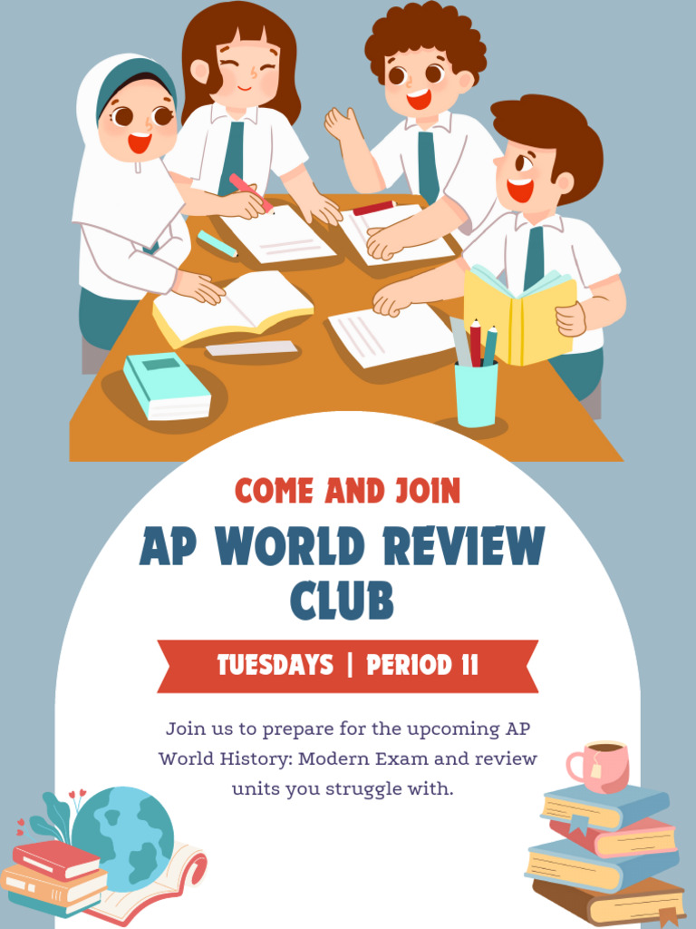 AP World Review Club Flyer | PDF