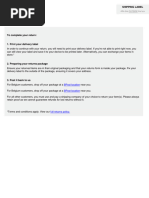 QVC Return Label Instructions | PDF