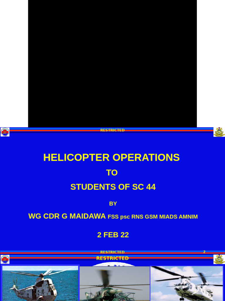 Helicopter Operations in Modern Warfare | PDF | Helicopter | Anti ...