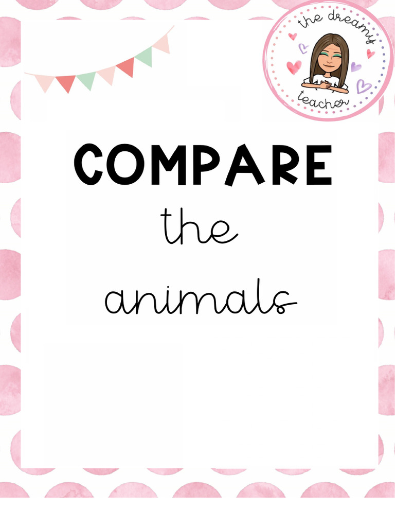Compare Animals Dreamy Teacher | PDF