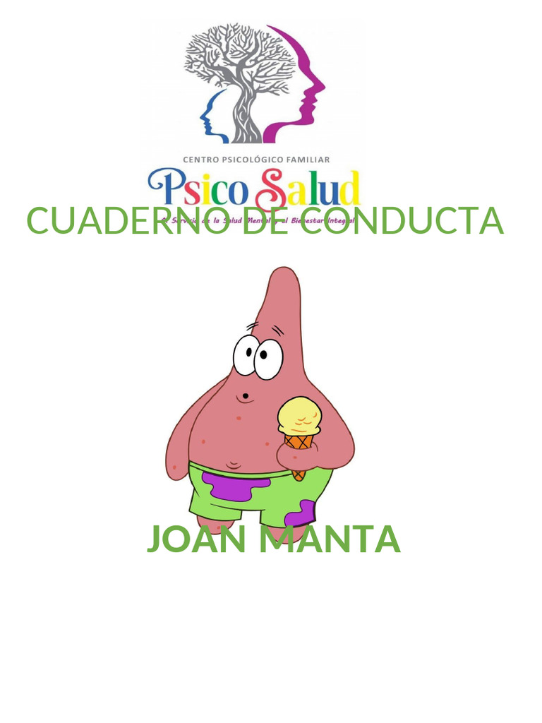 Portada de Cuaderno de Conducta y Lenguaje | PDF