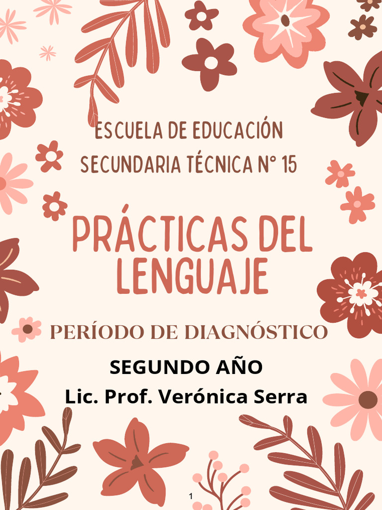 Diagnostico 2do PDL 2025 Pagenumber 1 | PDF | Narración | Fábula