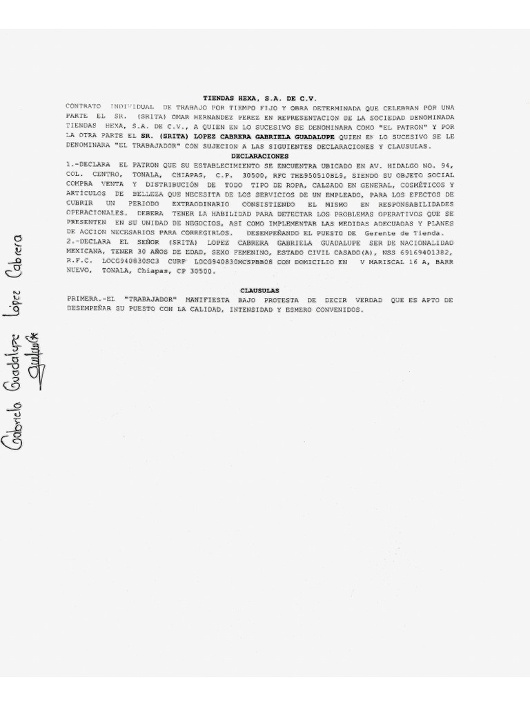 Contrato | PDF