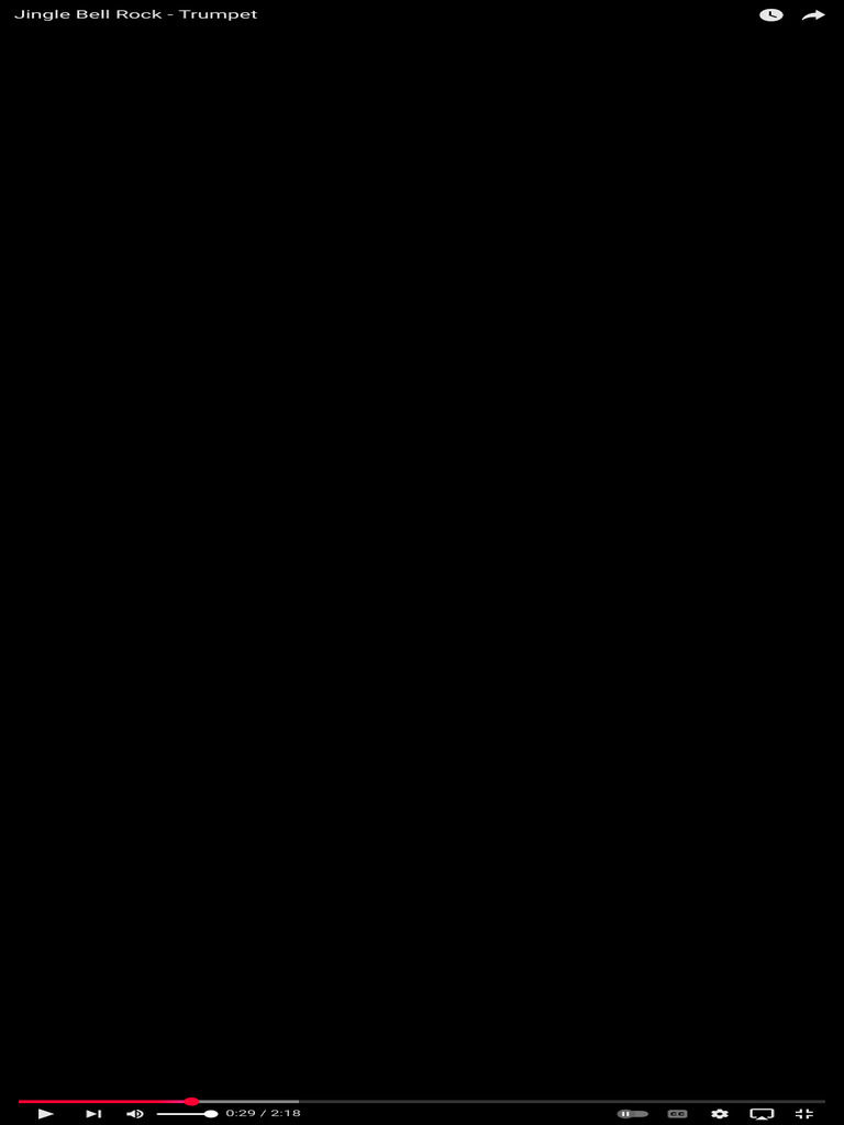 Jingle Bell Rock - Trumpet - YouTube | PDF | Brass Instruments | Aerophones