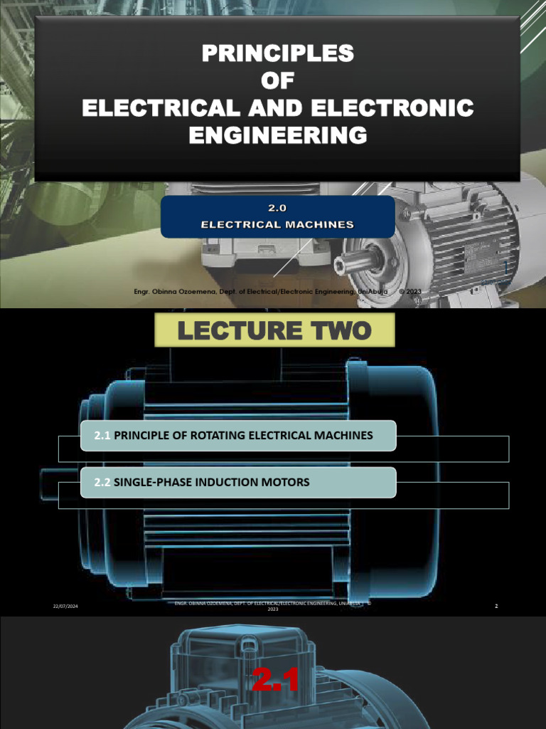 Single-Phase AC Generator Overview | PDF | Electric Generator ...