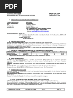 Sodra Blue F - Safety Data Sheet | PDF | Paper | Pulp (Paper)