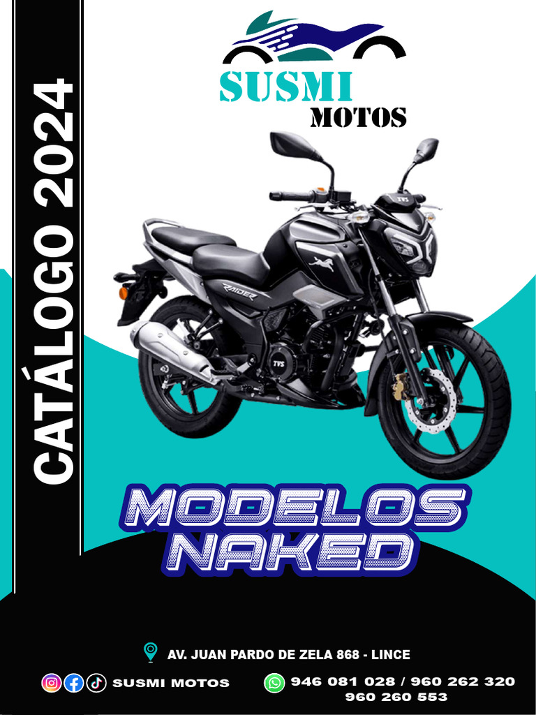 Catálogo 2024 de Motos Naked Susmi | PDF