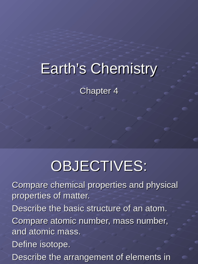 Earths Chemistry ch.4 ctto | PDF | Chemical Compounds | Chemical Bond