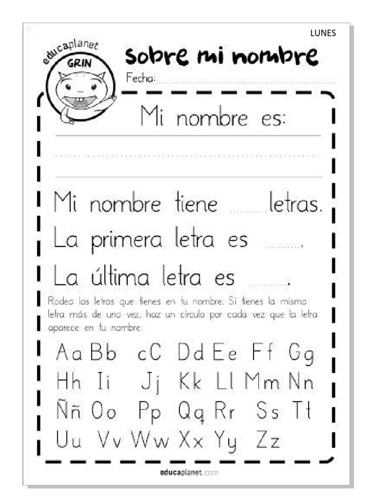 Actividades Semanales de Coloreo y Escritura | PDF