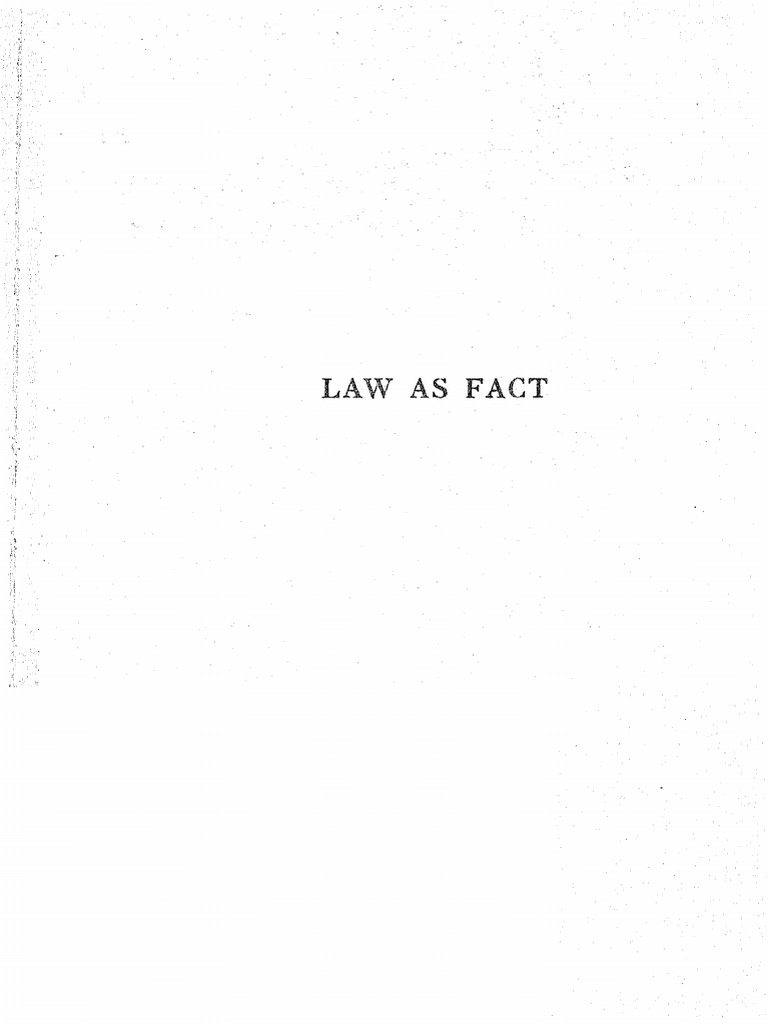 LawAsFact Olivecrona | PDF