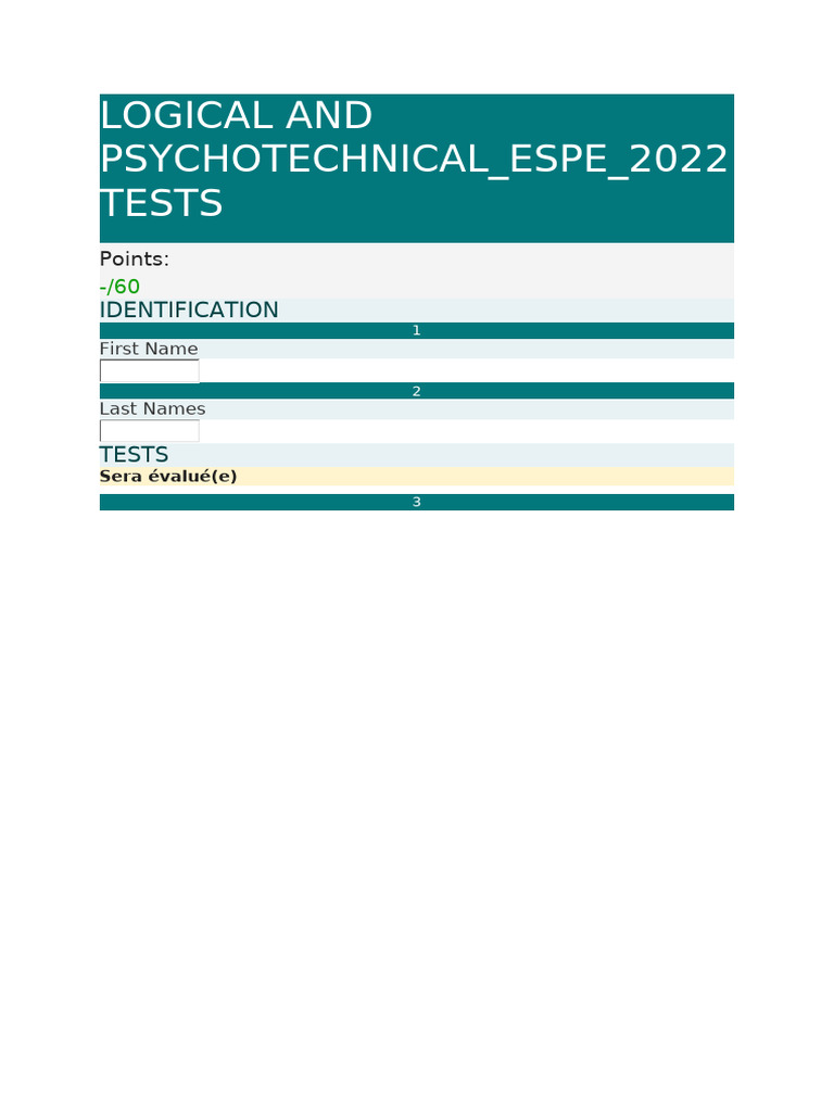 Logical and Psychotechnical | PDF