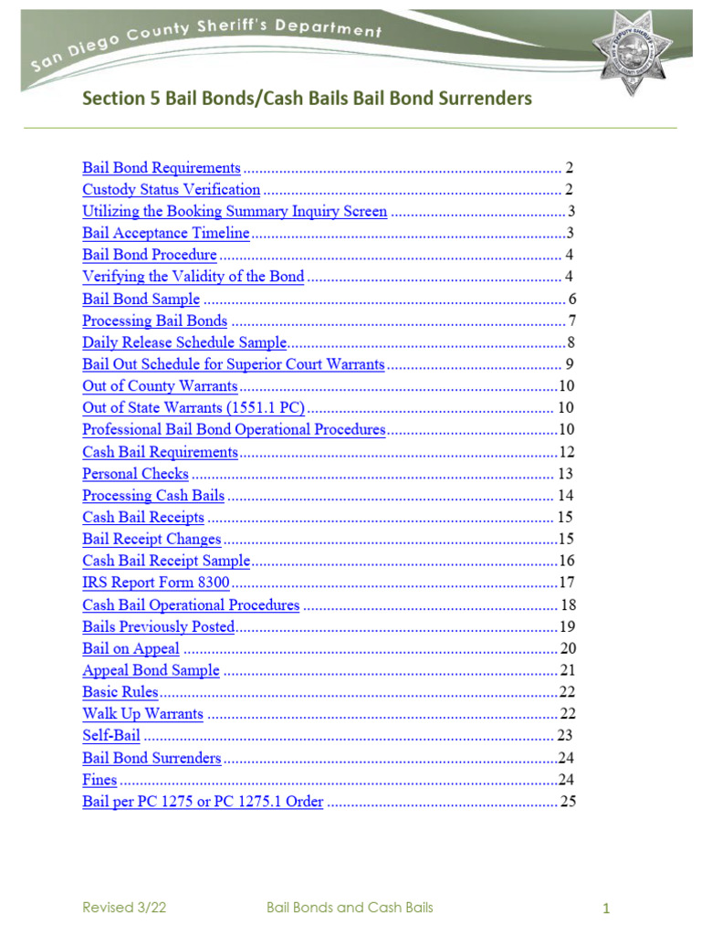 Section 5 Bail Bonds and Cash Bails | PDF | Bail | Cheque