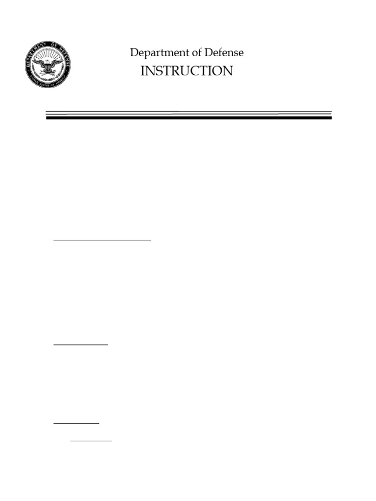 DoD Instruction 1402.01 Employm - DoD | PDF | United States Department ...