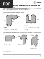 Area of Compound Shapes Answers 250215 131417 | PDF