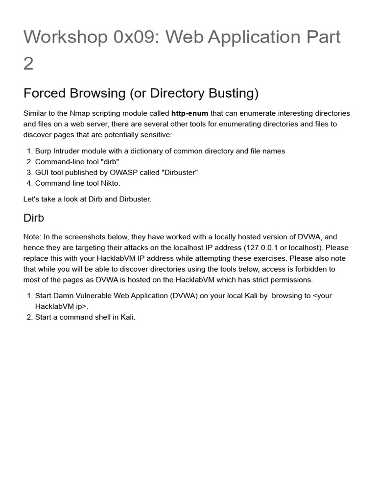 Workshop 0x09_ Web Application Part 2_ Cybersecurity Fundamentals_3308_7308 (2024 S1_Combined ...