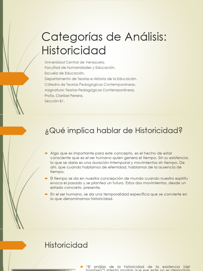 Historicidad y Existencia Humana | PDF | Martin Heidegger | Existencia