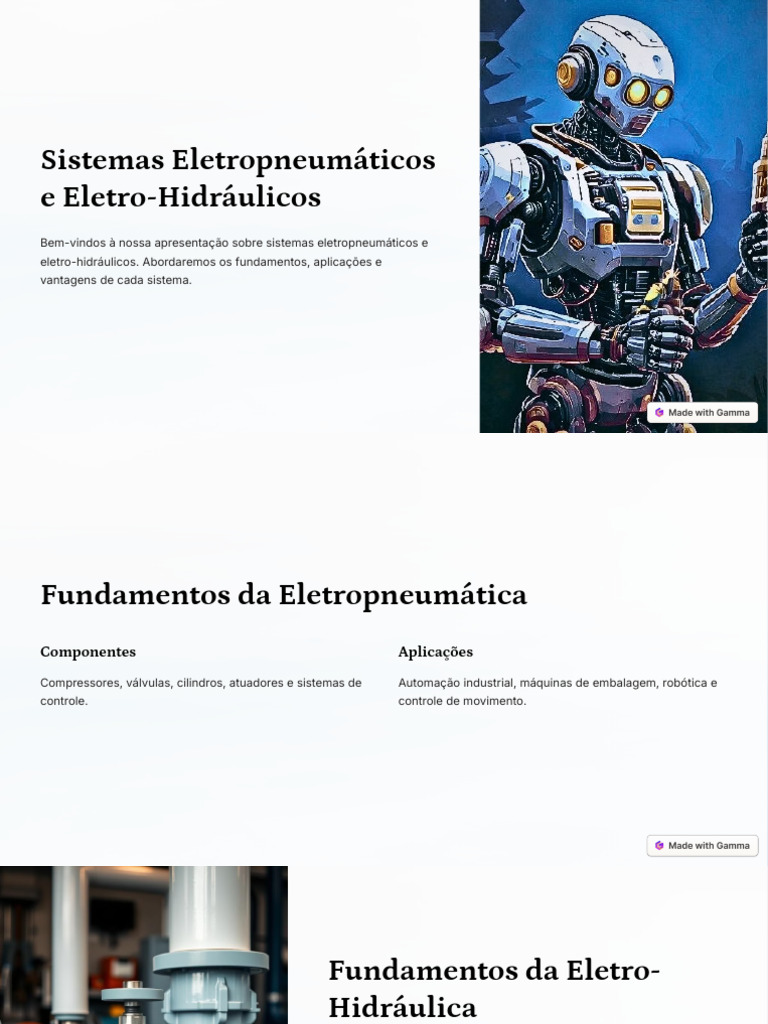 Sistemas Eletropneumaticos e Eletro Hidraulicos | PDF