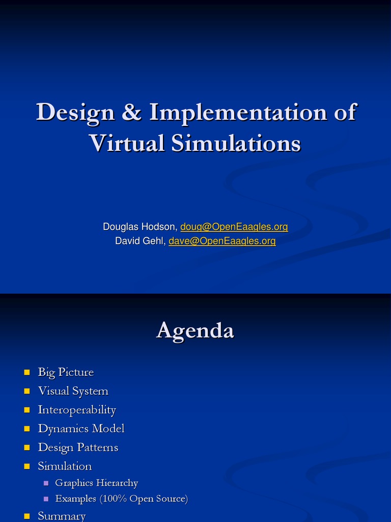 Distributed Interactive Simulation Guide | PDF | Component Based ...