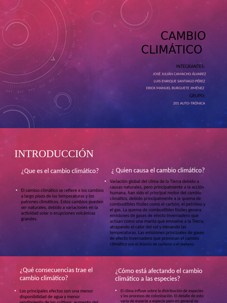 Cambio Climático | PDF | Cambio climático | Clima