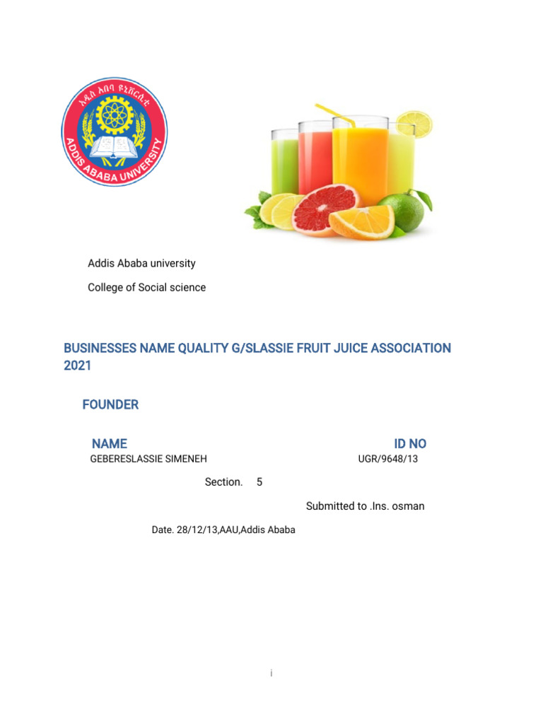 Gebereslassie Simeneh | PDF