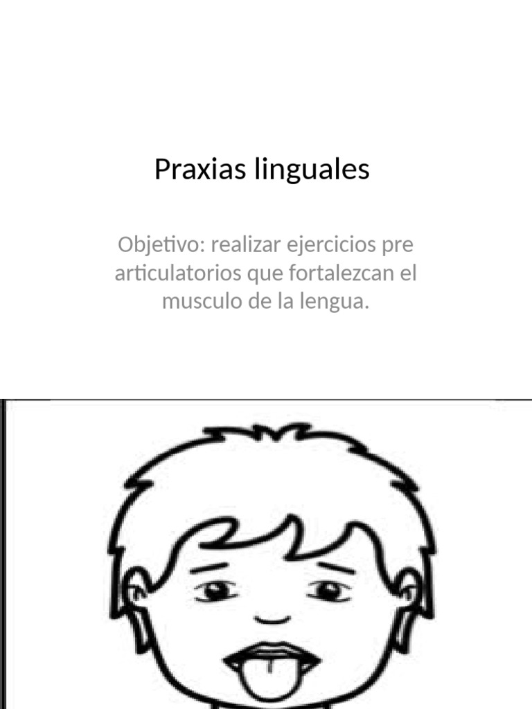 praxias linguales | PDF