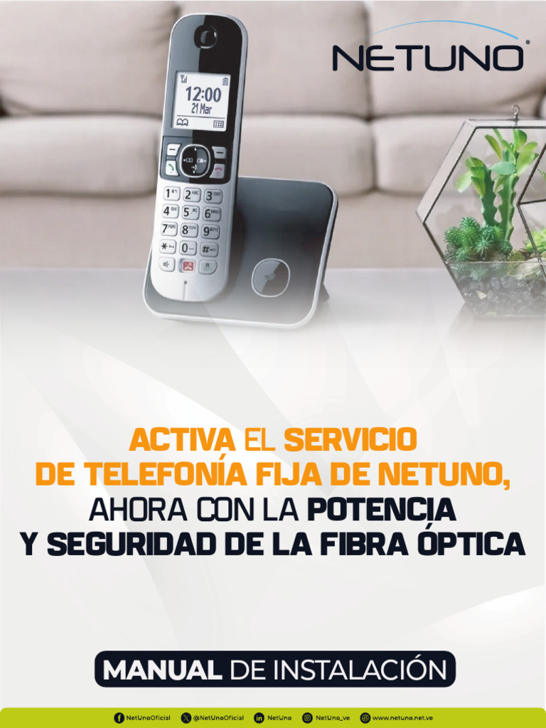 Activación de Telefonía Fija con Fibra Óptica | PDF