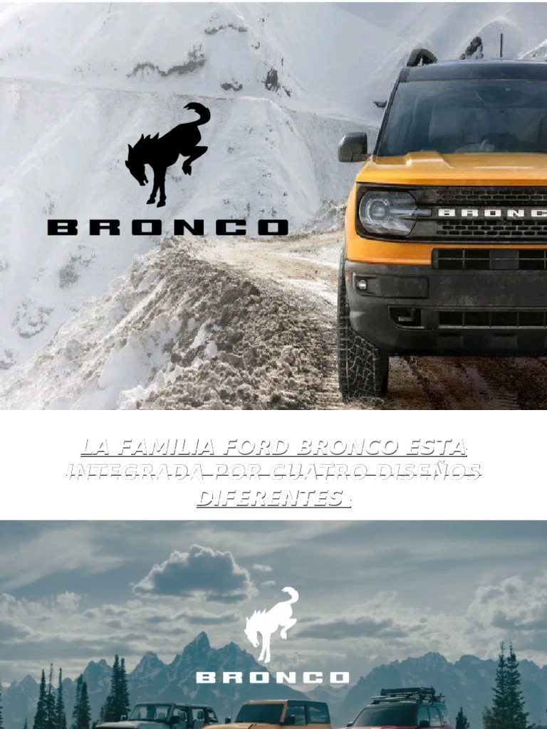 Ventajas del Ford Bronco Sport | PDF