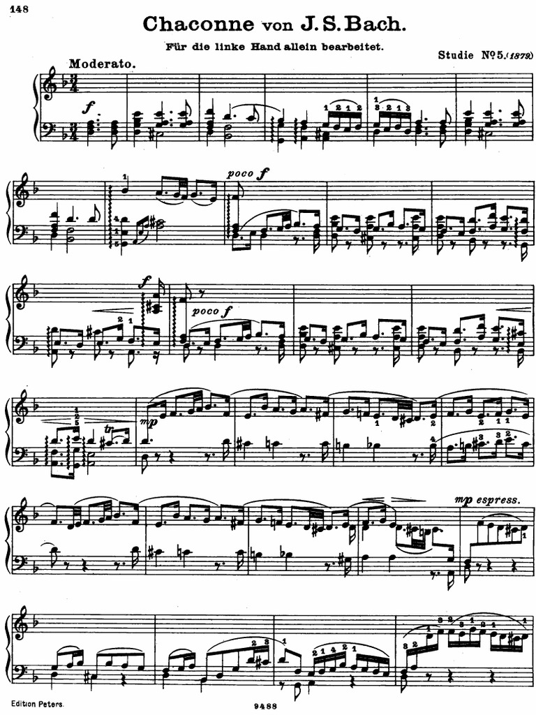 Brahms - Study 1 - Sauer | PDF