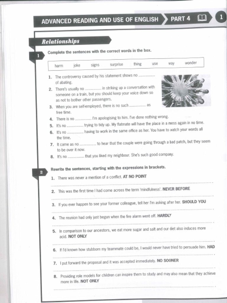 Use of English Exam Booster Part 4 | PDF