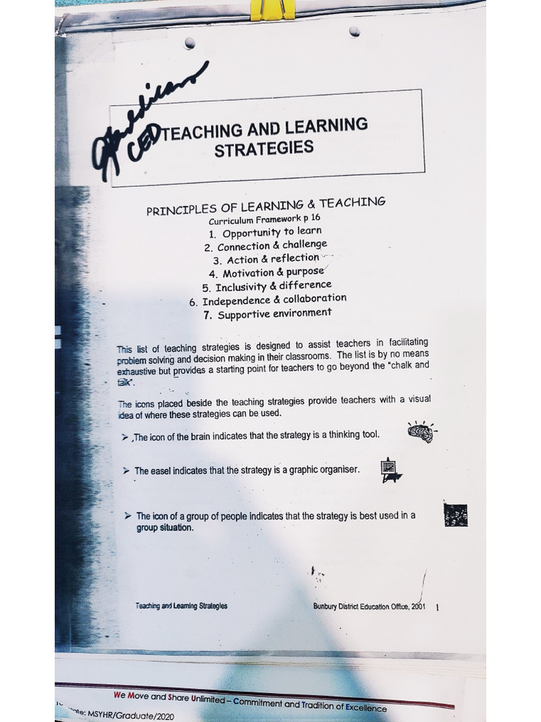 Teaching Learning Strategies | PDF