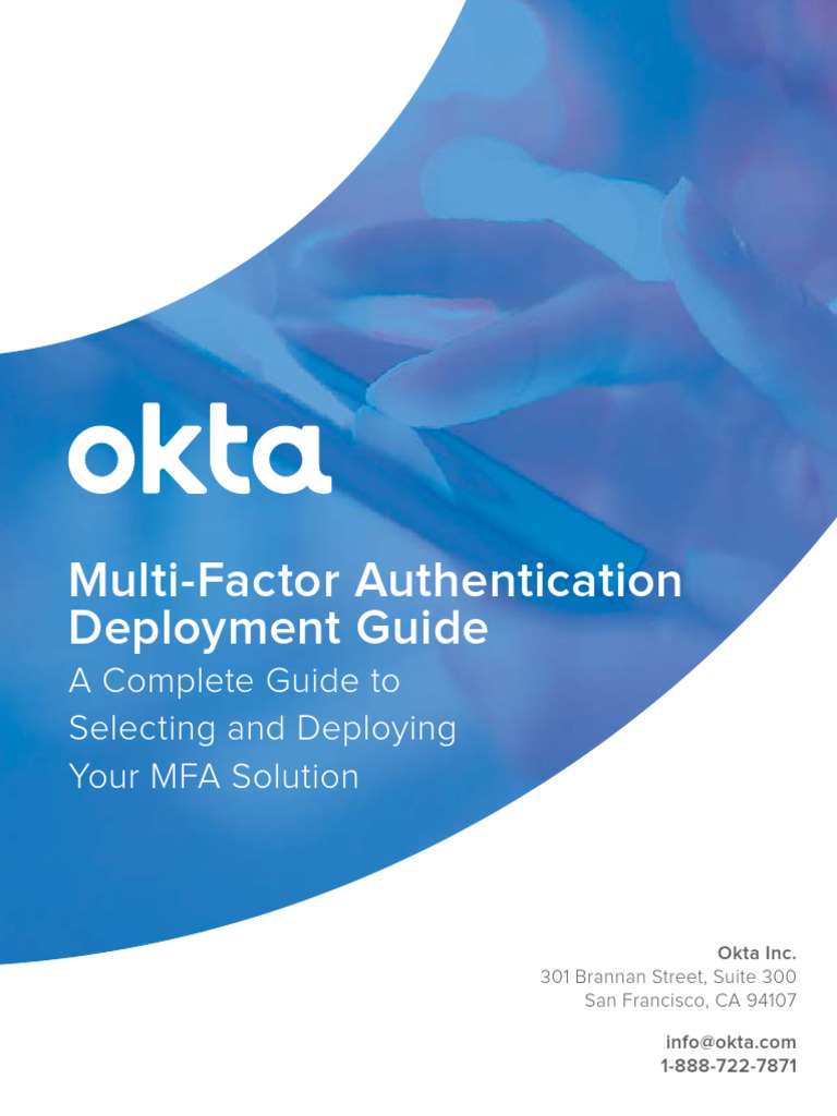 Multi Factor Authentication Deployment Guide Pdf Password