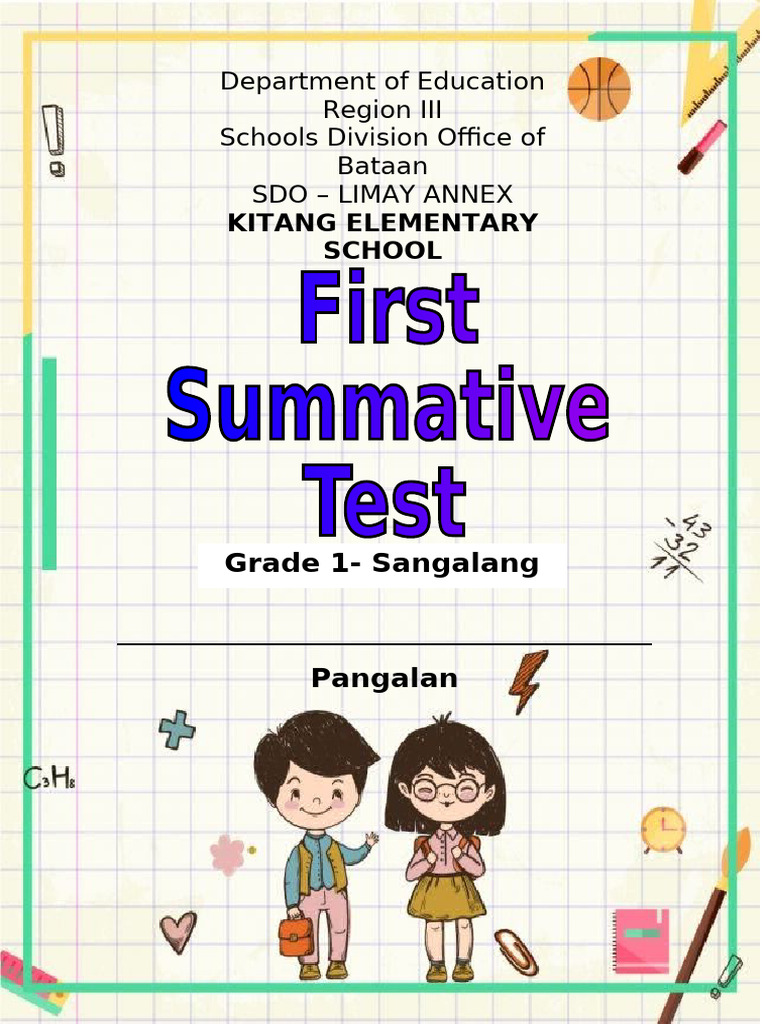 Quiz Grade 1 | PDF