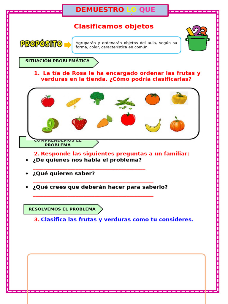 Clasificación de Objetos por Características | PDF