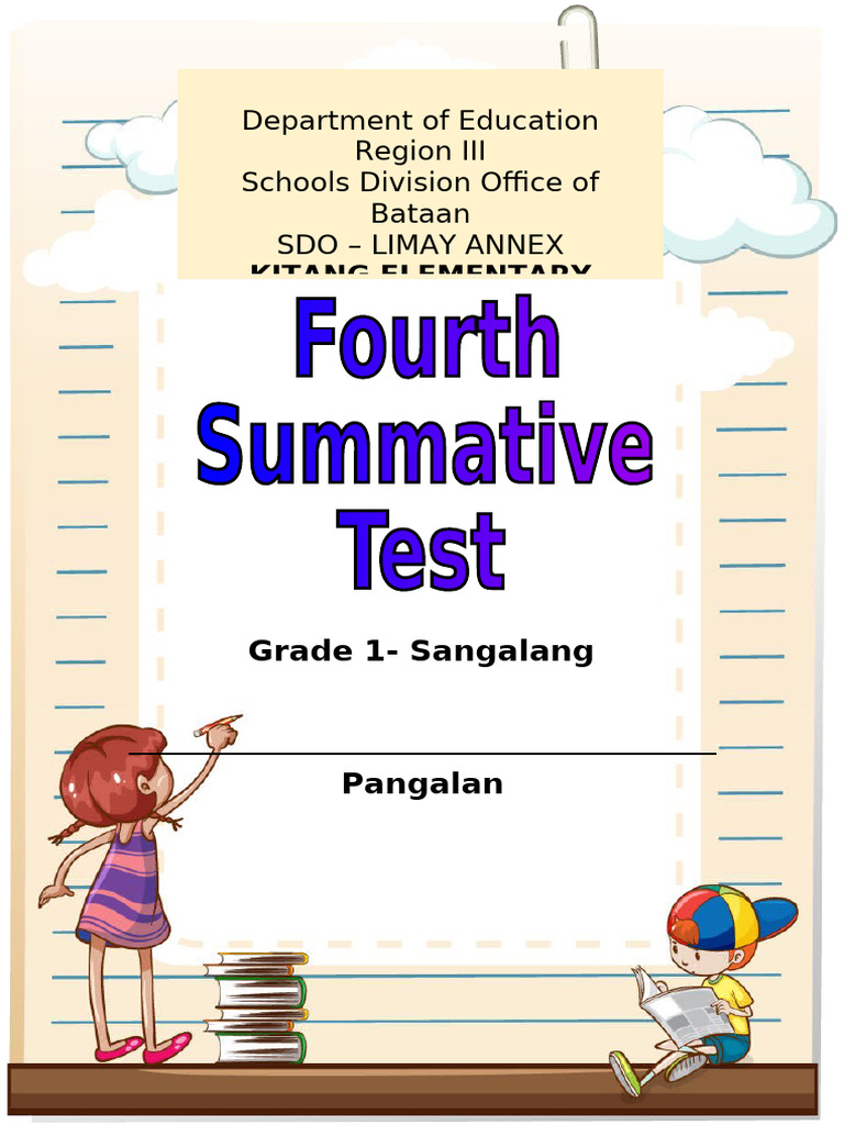 Quiz 4 Grade 1 | PDF