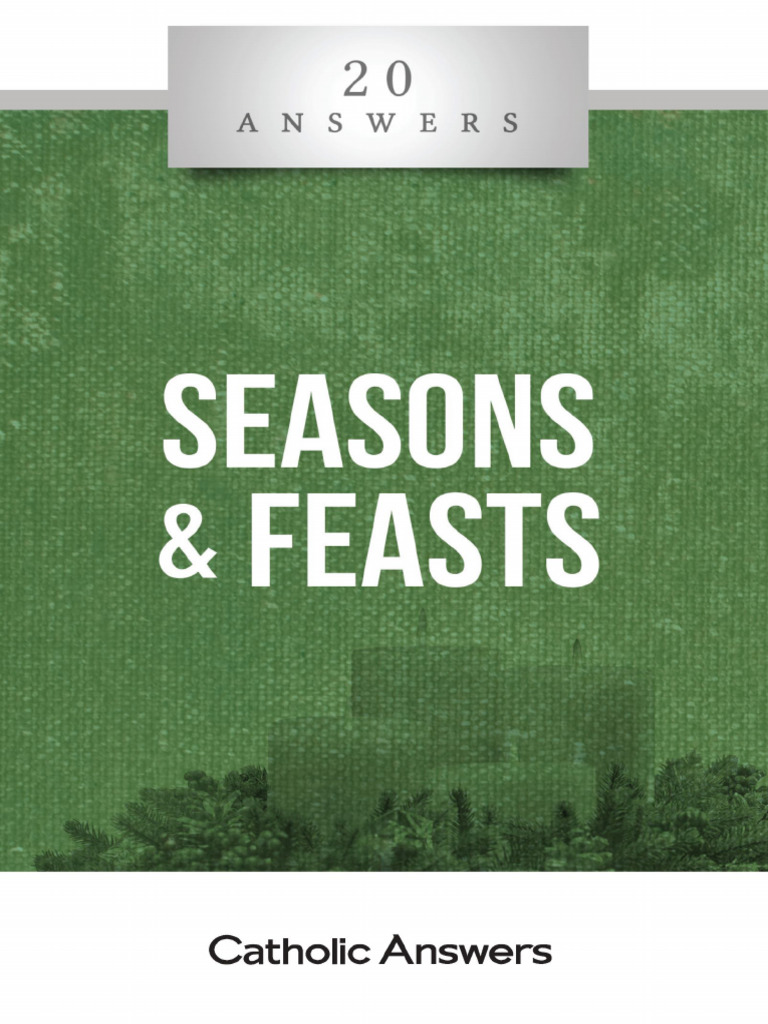 20 Answers - Seasons Feasts (Michelle Arnold) | PDF | Lent | Liturgical ...