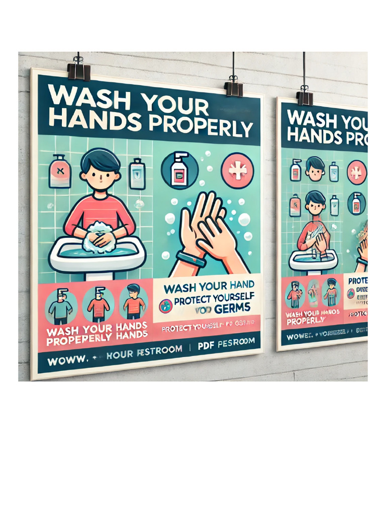 Restroom Poster Printable | PDF
