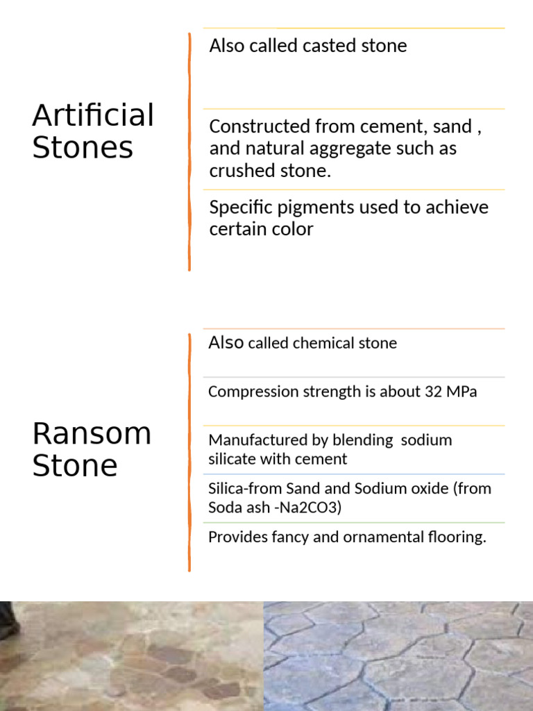 Artificial Stones | PDF
