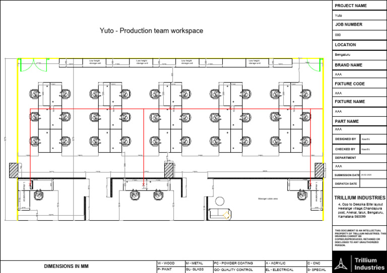Site Marking-Yuto layout-Model-1 | PDF | Industrial Processes | Materials