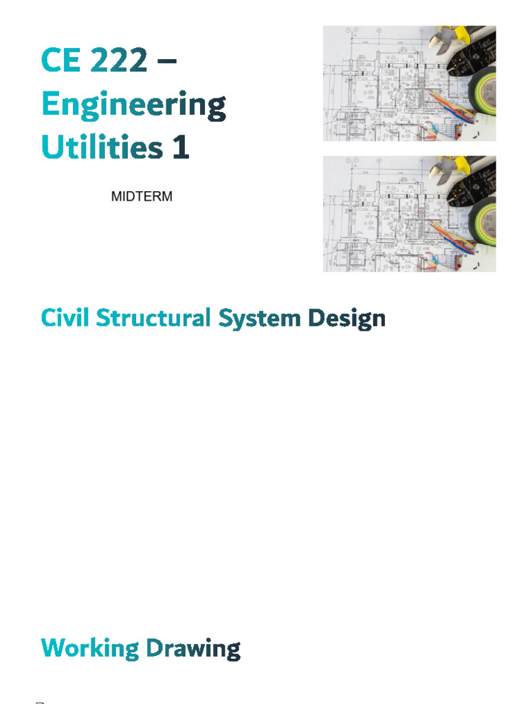 CE 222 Engineering Utilities 1 PIT 2 | PDF | Truss | Beam (Structure)