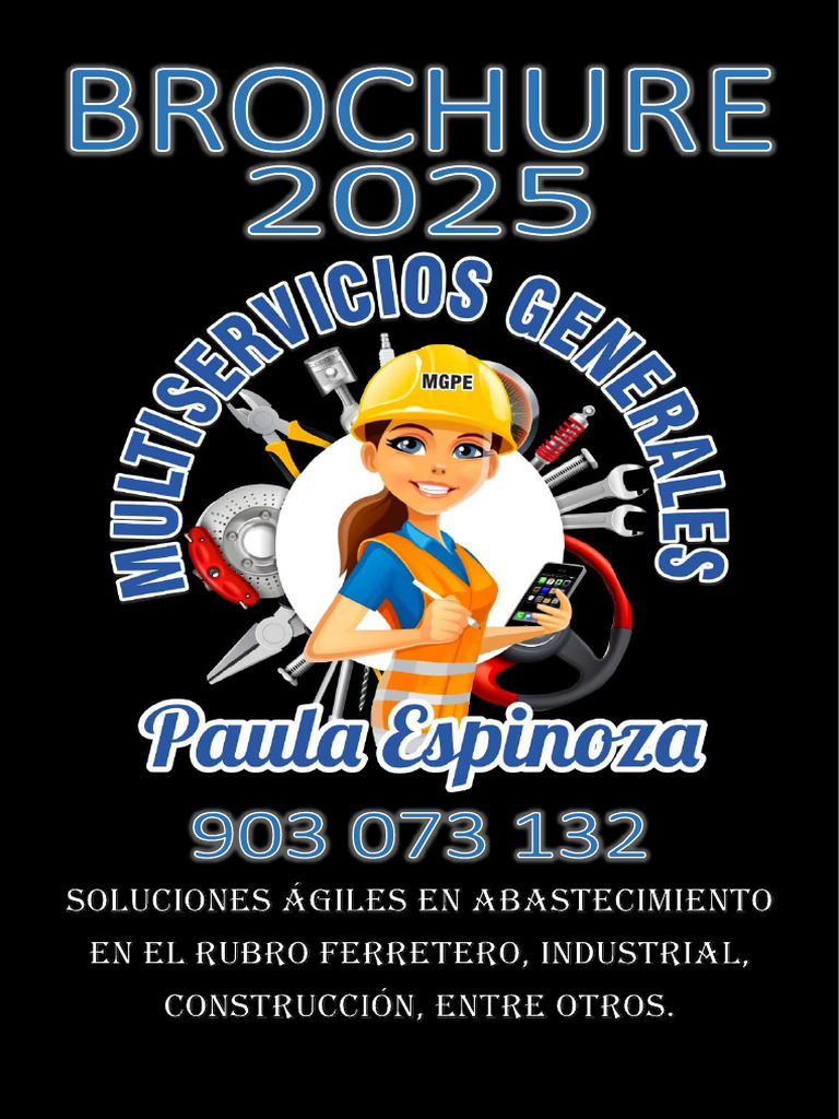 Brochure - Multiservicios Generales Paula Espinoza Sac. 2025 | PDF | Tornillo | Almacén