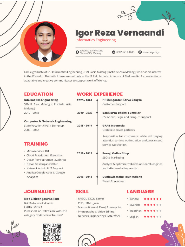 CV Igor Reza Vernaandi English version | PDF