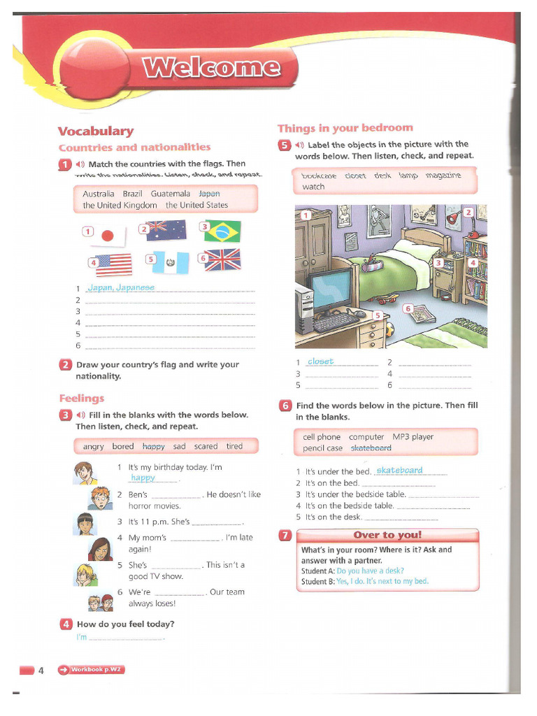 WELCOME Unit Second Year | PDF