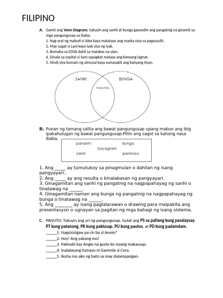 Filipino - Grade 5 | PDF