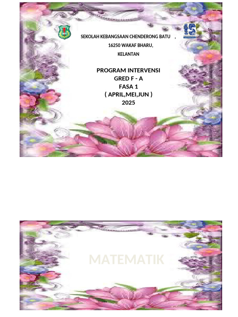 Contoh Borang Tov Dan Intervensi | PDF