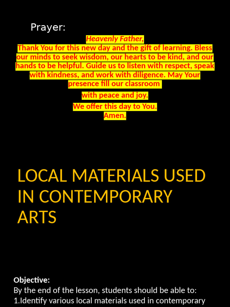 Cpar Local Materials | PDF | Paper | Textiles